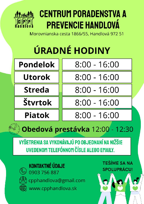 Úradné hodiny :: cpphandlova